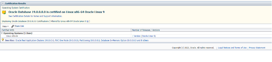 Standby MultiPlatform supports Oracle 19c with OEL-9.2