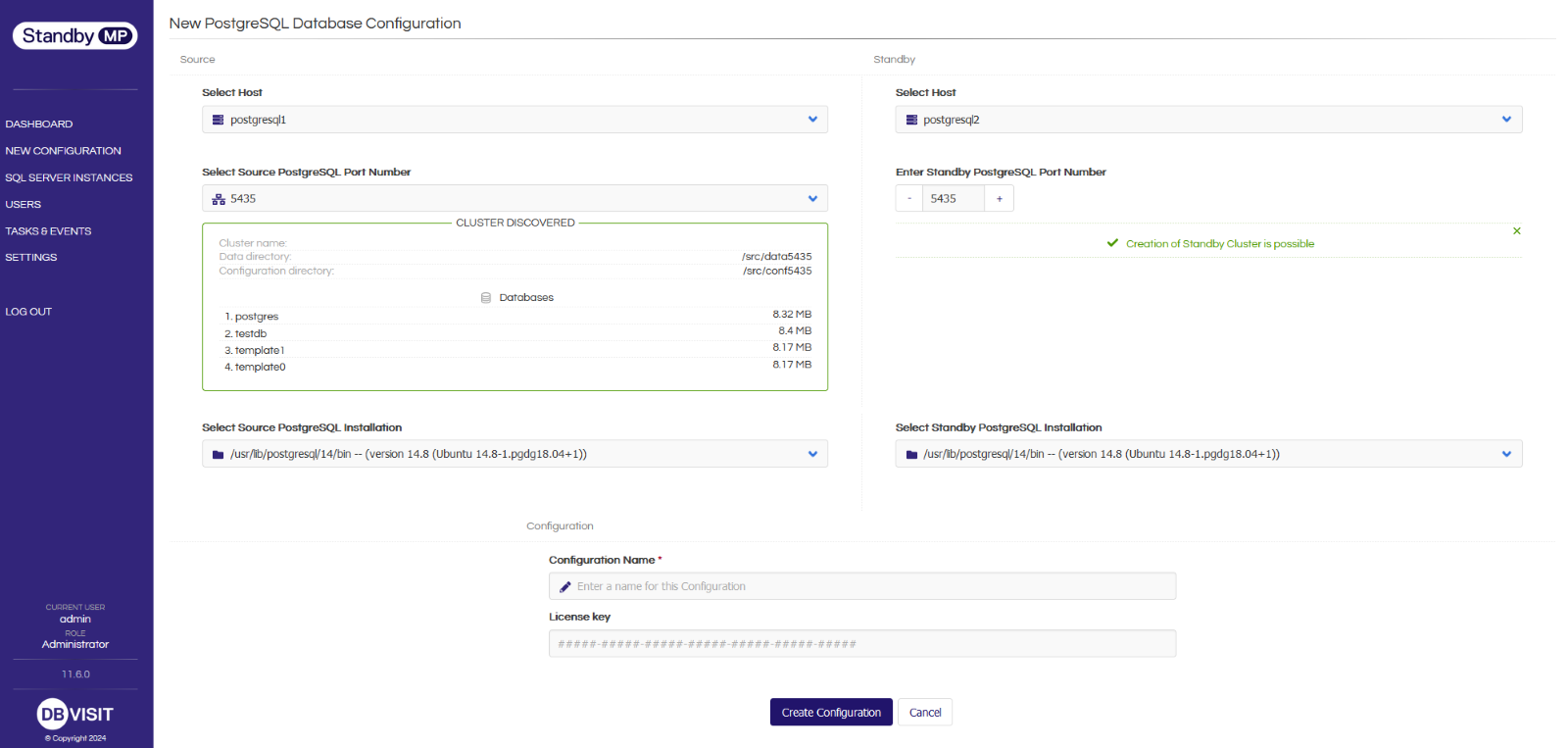Configuring WAL Streaming in PostgreSQL using StandbyMP Configuring WAL Streaming in PostgreSQL using StandbyMP